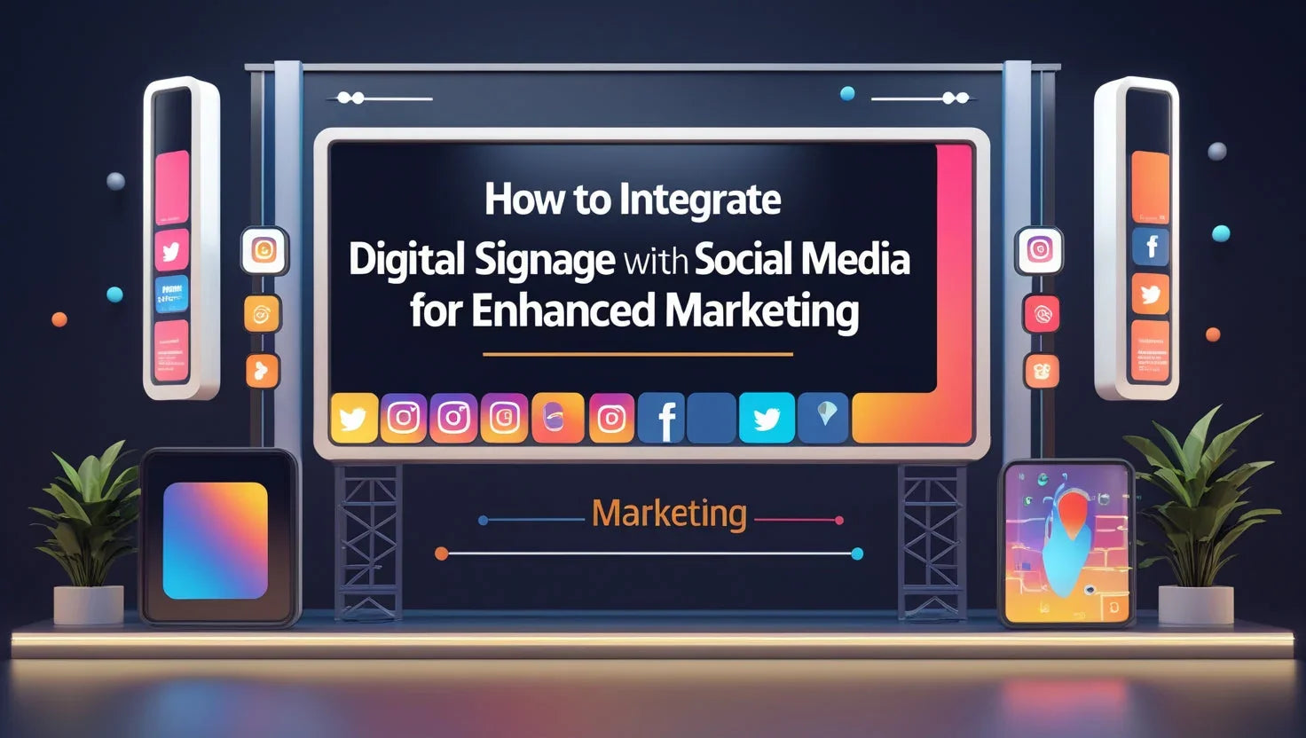 How to Integrate Digital Signage with Social Media for Enhanced Market ...